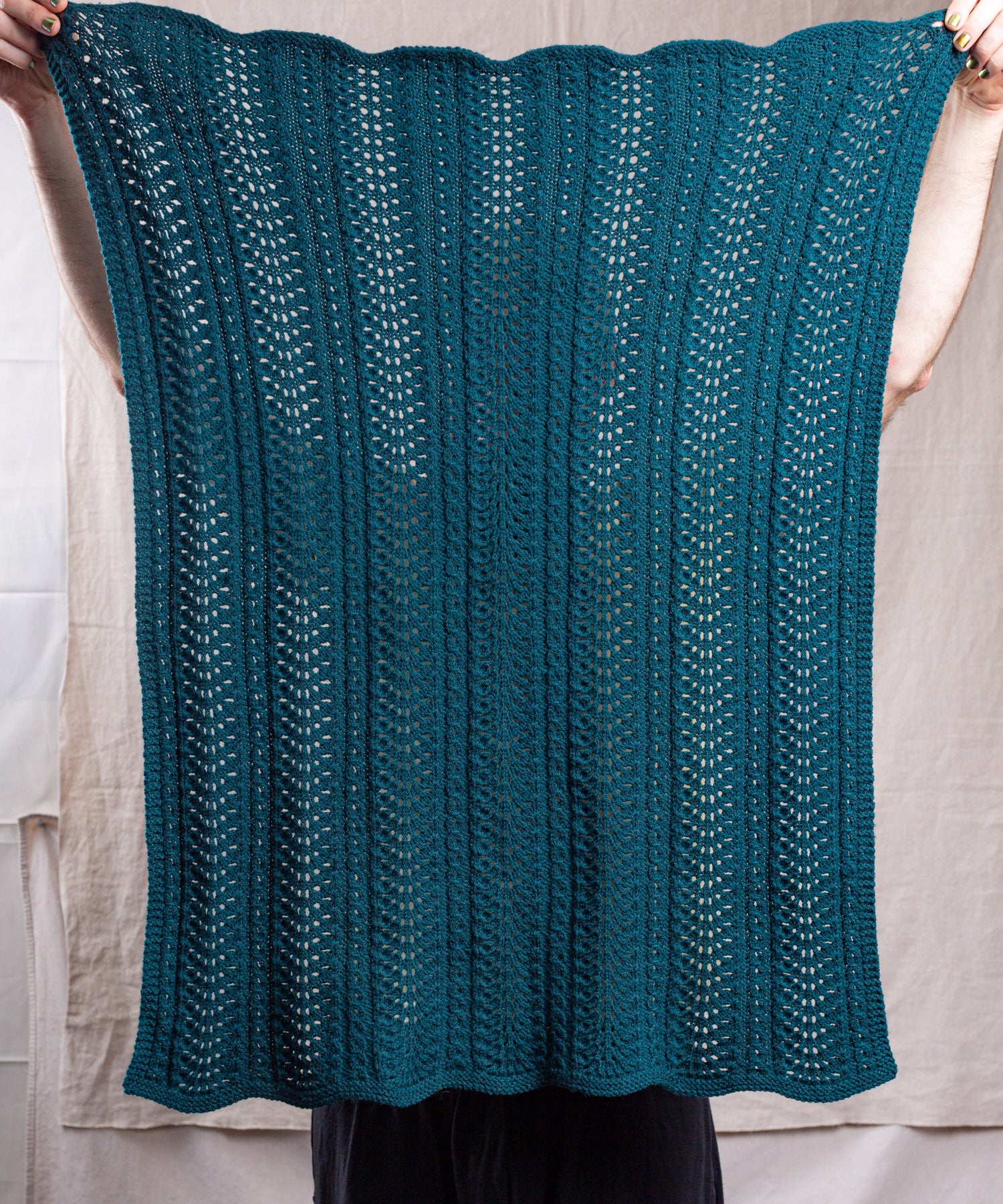 Shale Baby Blanket | Handknit Design Sample | Brooklyn Tweed