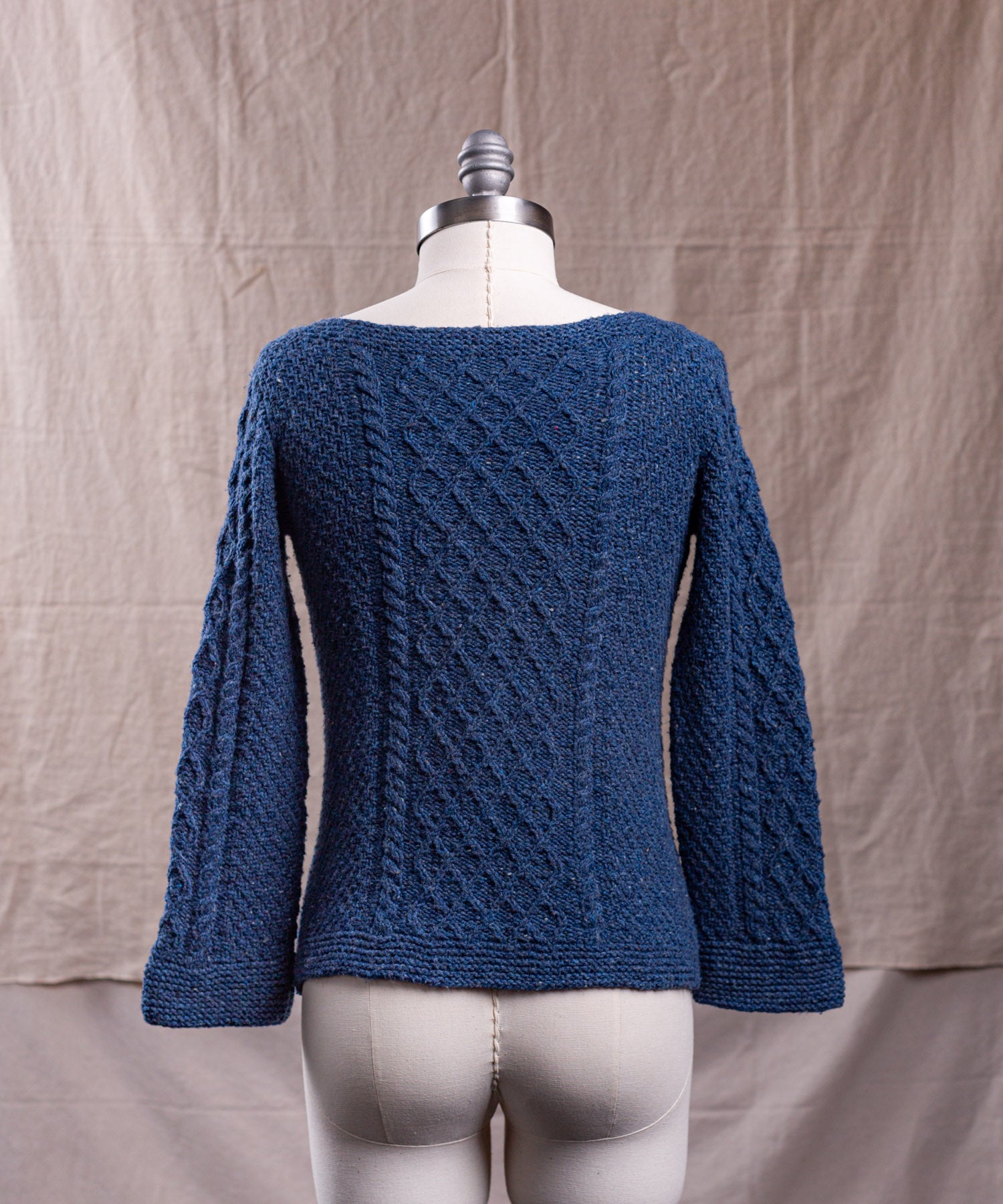 Gelsomina Aran Pullover | Handknit Design Sample | Brooklyn Tweed
