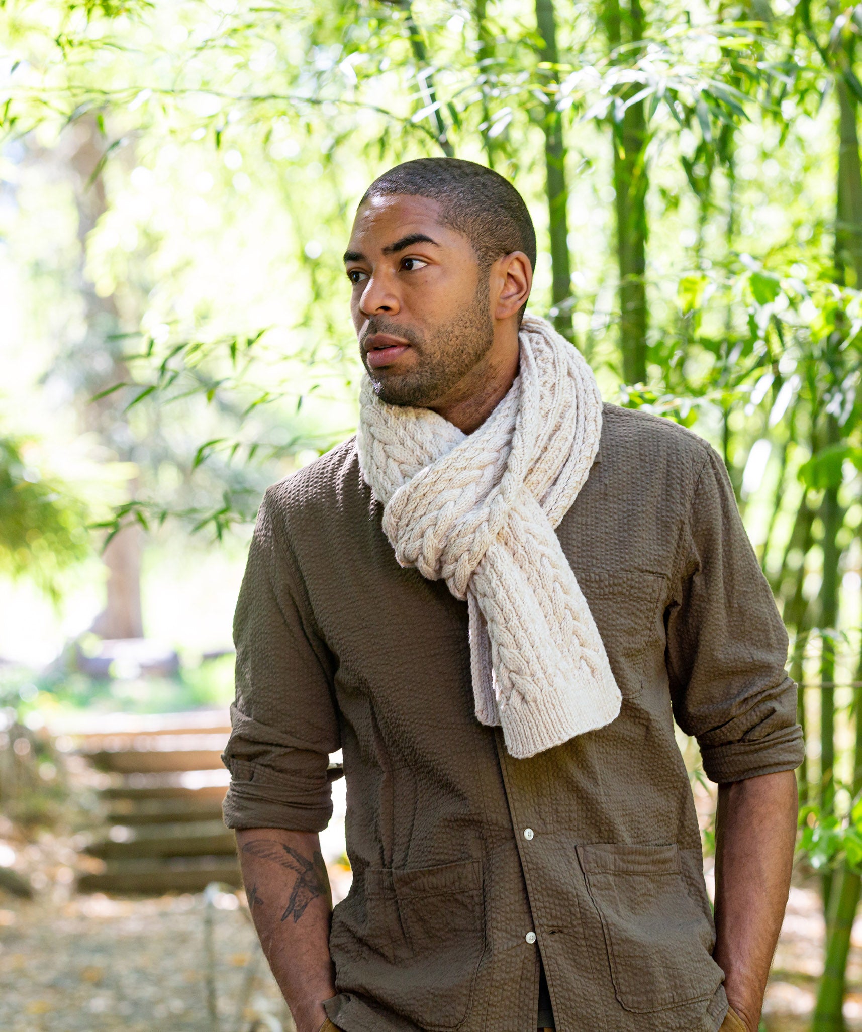 Woven Roots Scarf | Knitting Pattern by Jared Flood | BT by Brooklyn Tweed