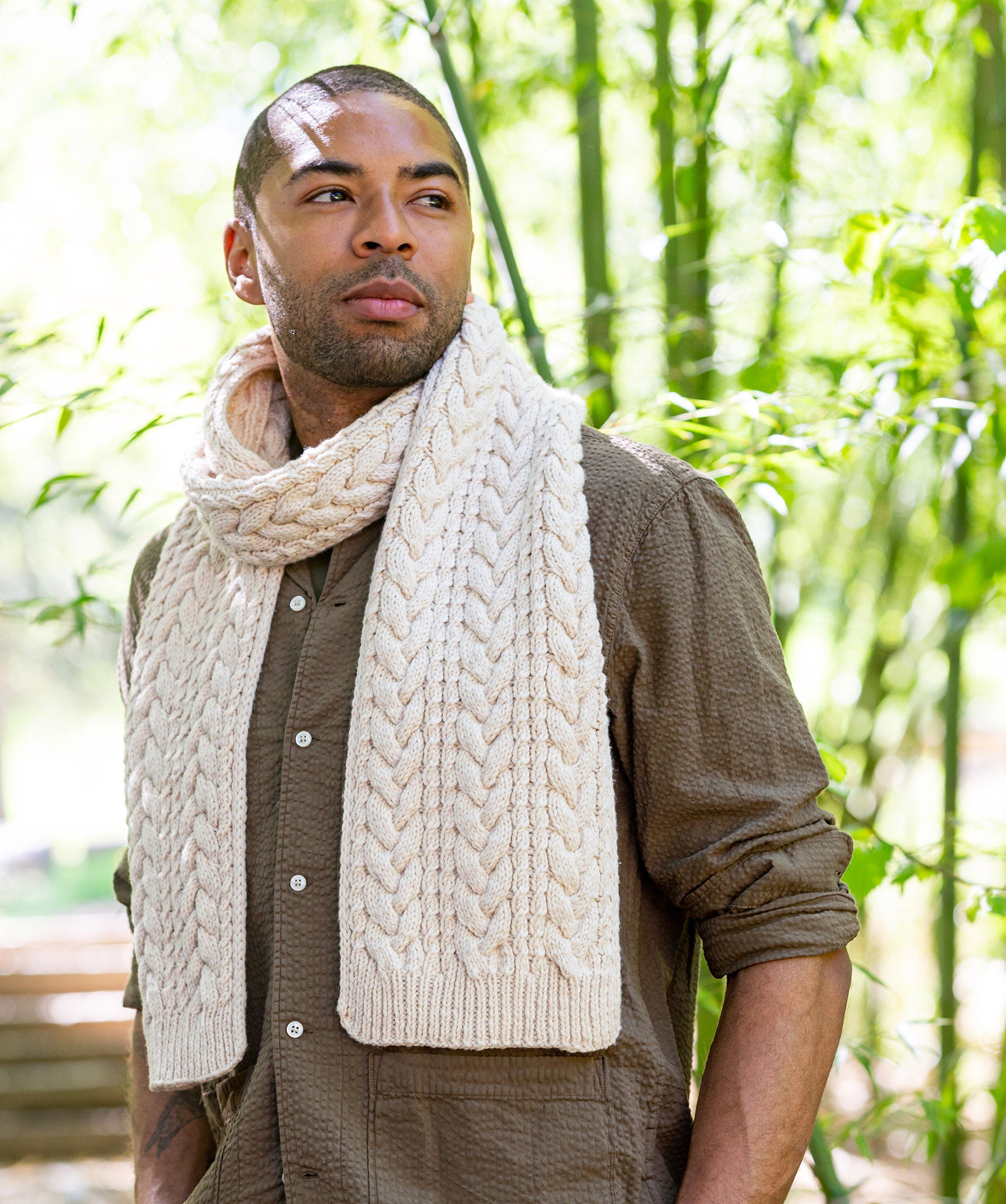 ripple scarf knitting pattern
