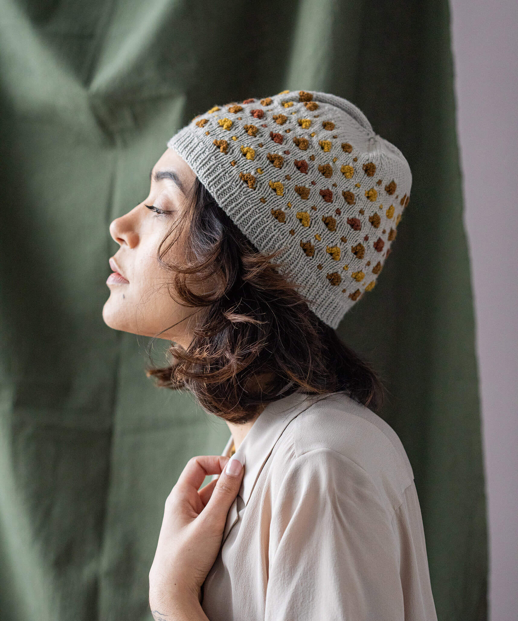 Foliage Dot Hat | Knitting Pattern by Jared Flood | Brooklyn Tweed