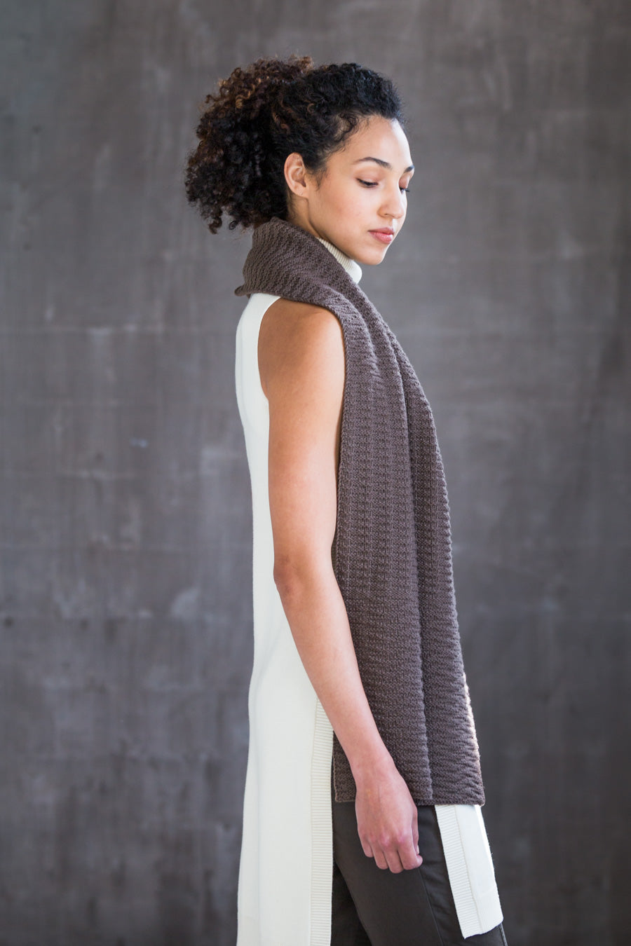 Binary Wrap | Knitting Pattern by Michele Wang | Brooklyn Tweed