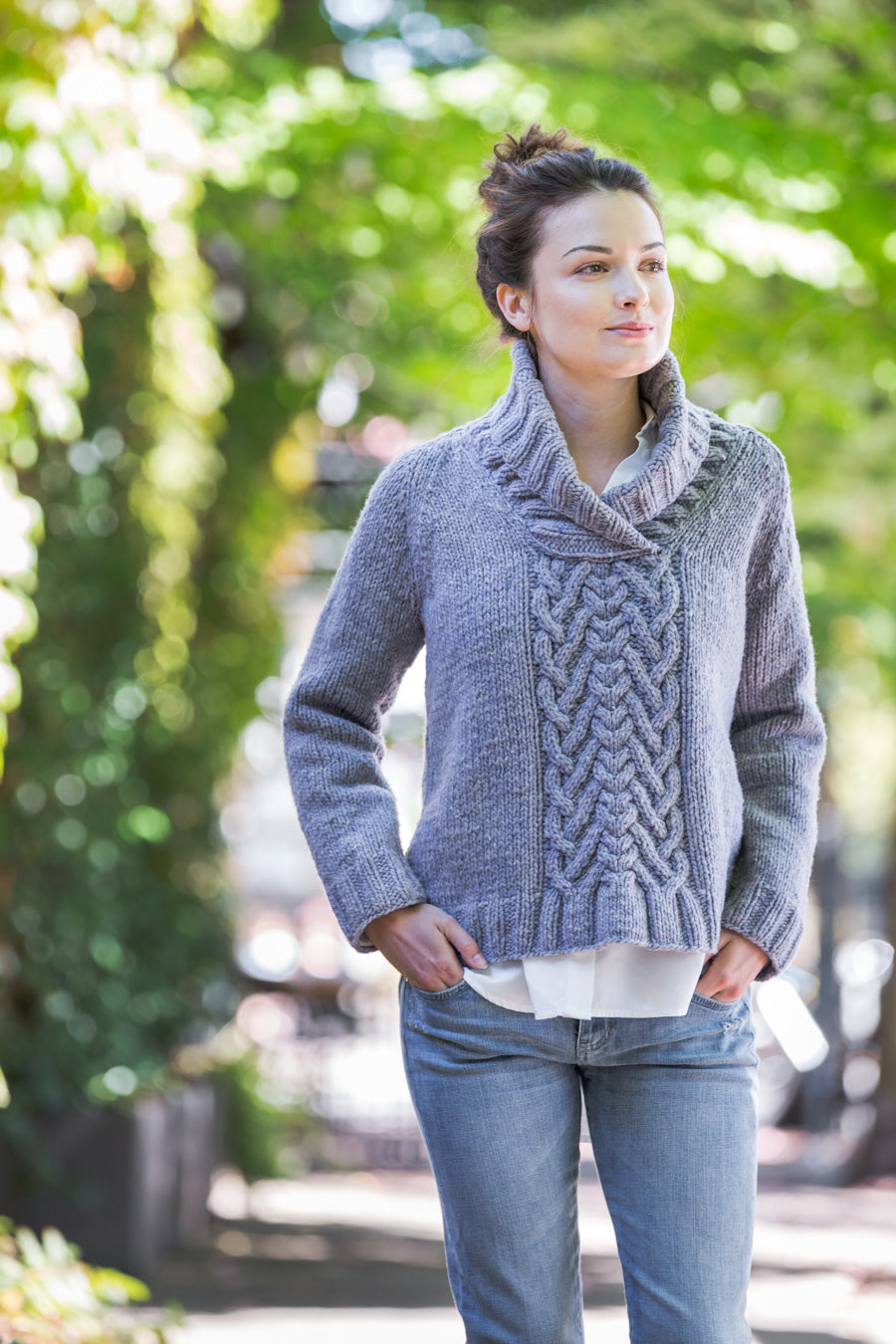 Bingham Pullover | Knitting Pattern by Michele Wang | Brooklyn Tweed