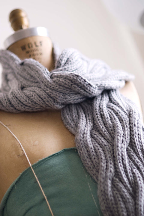 Cinder Scarf | Knitting Pattern by Jared Flood | Brooklyn Tweed