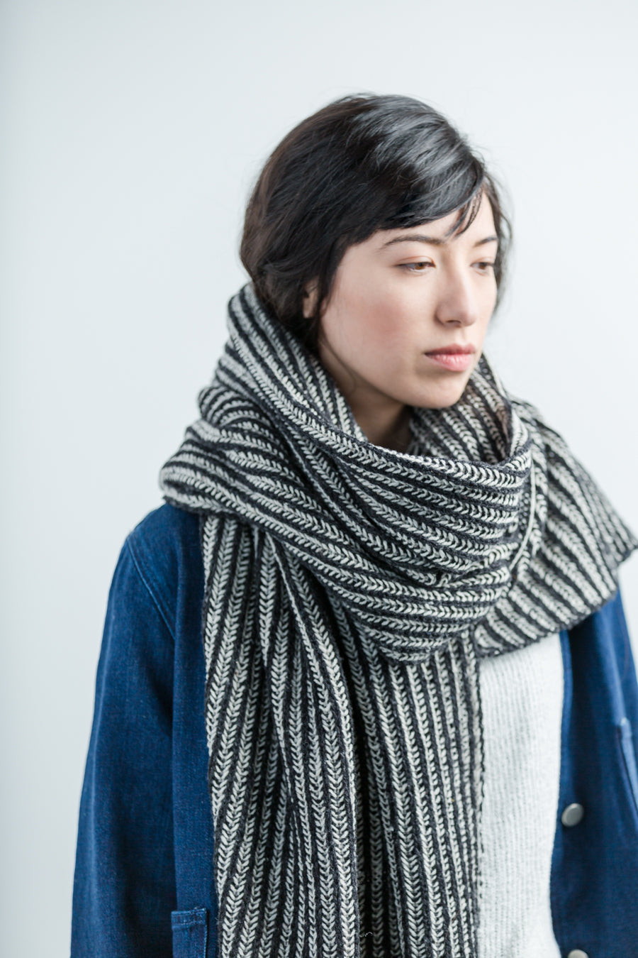 Crosshatch Scarf & Wrap | Knitting Pattern by Jared Flood | Brooklyn Tweed