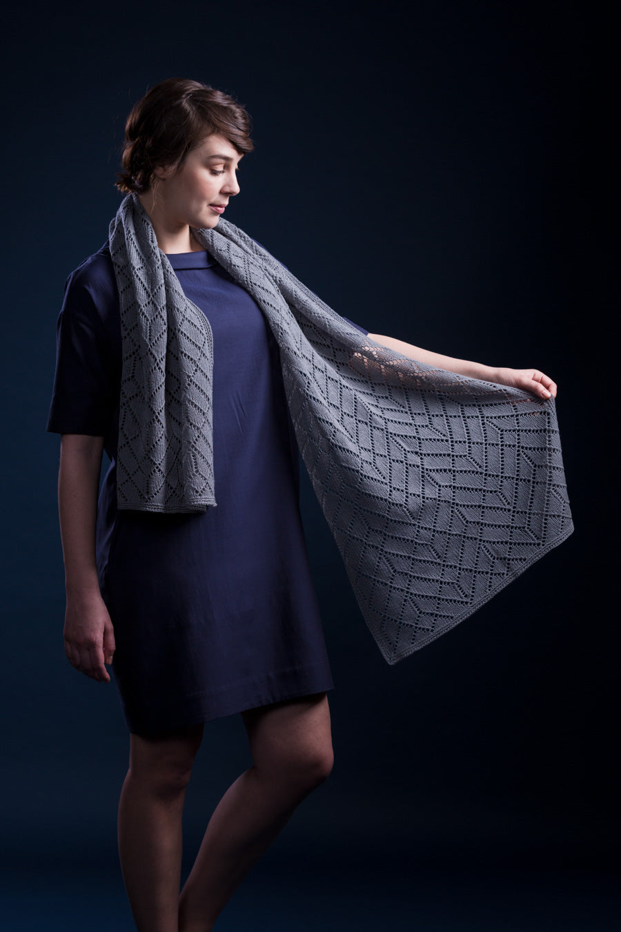 Leadlight Stole | Knitting Pattern by Amy van de Laar | Brooklyn Tweed