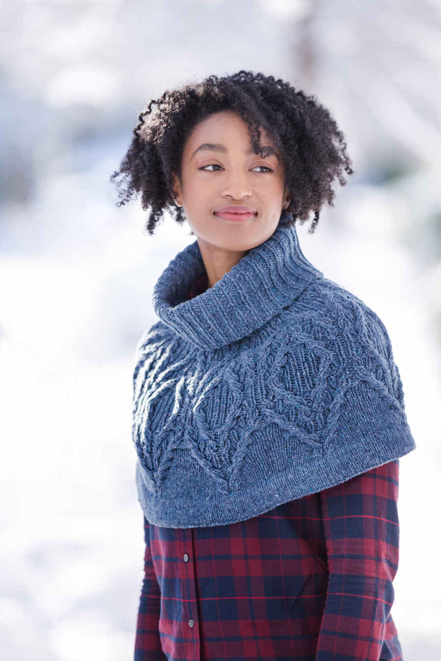 Pyry Cowl Capelet | Knitting Pattern by Norah Gaughan | Brooklyn Tweed
